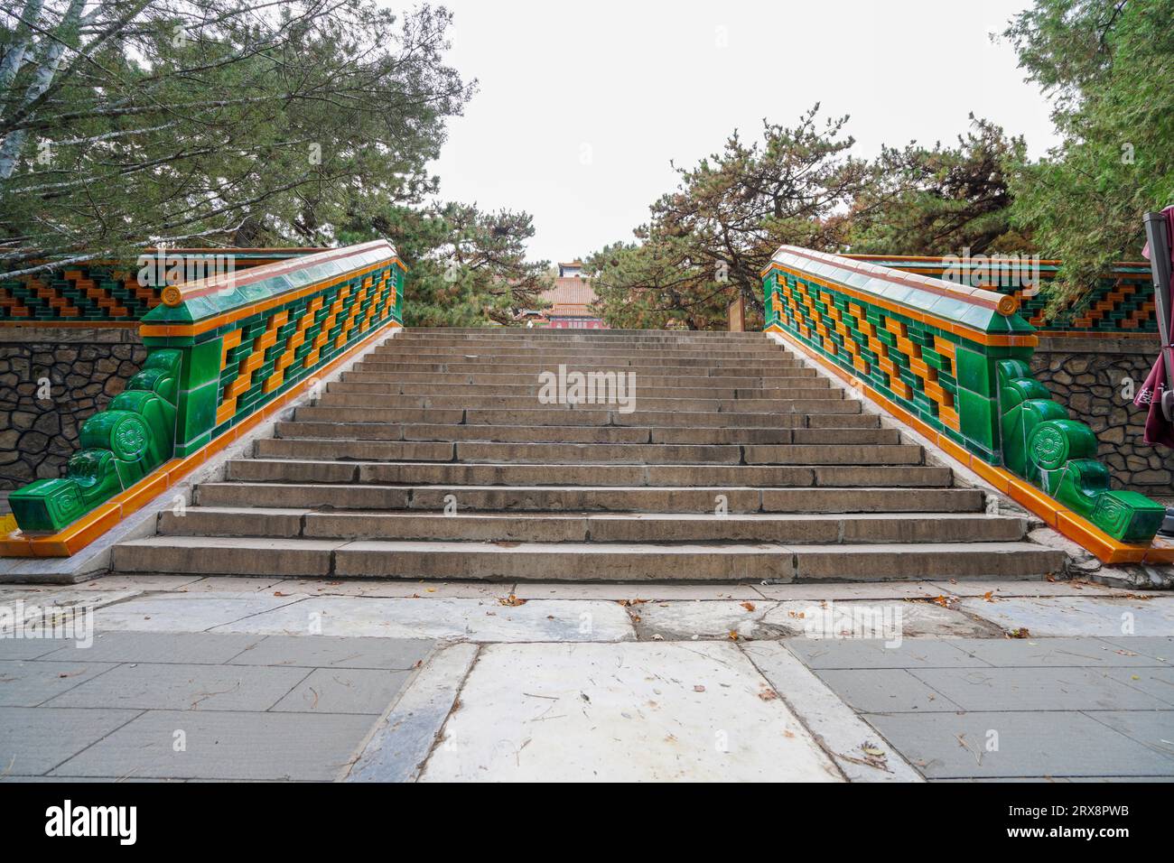 Steps from the Pine Hall to the Xumi Spiritual Realm, Summer Palace, beijing Stock Photo - Alamy