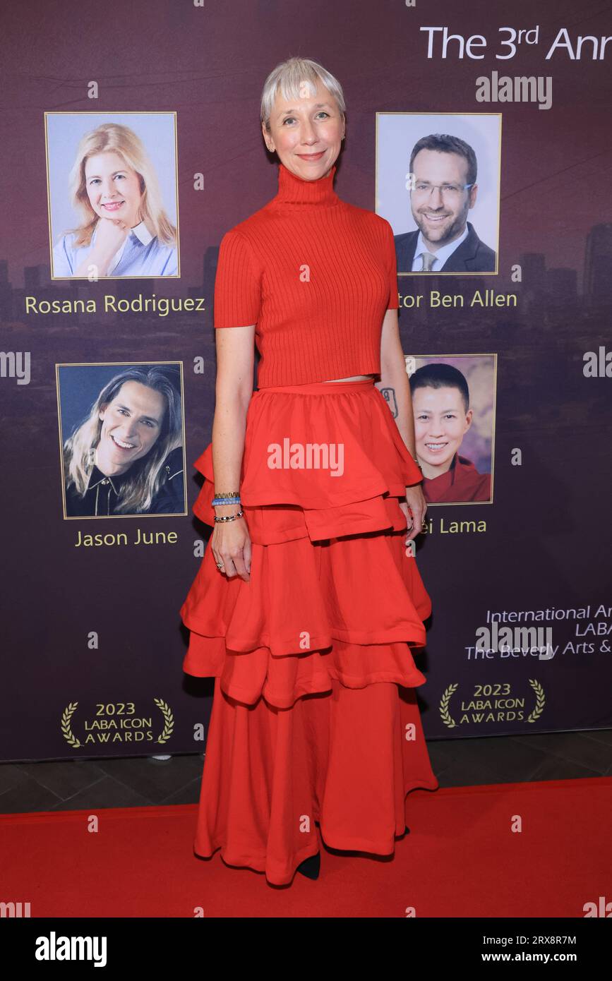 Los Angeles, California, USA. 22nd September, 2023. Artist Alexandra ...