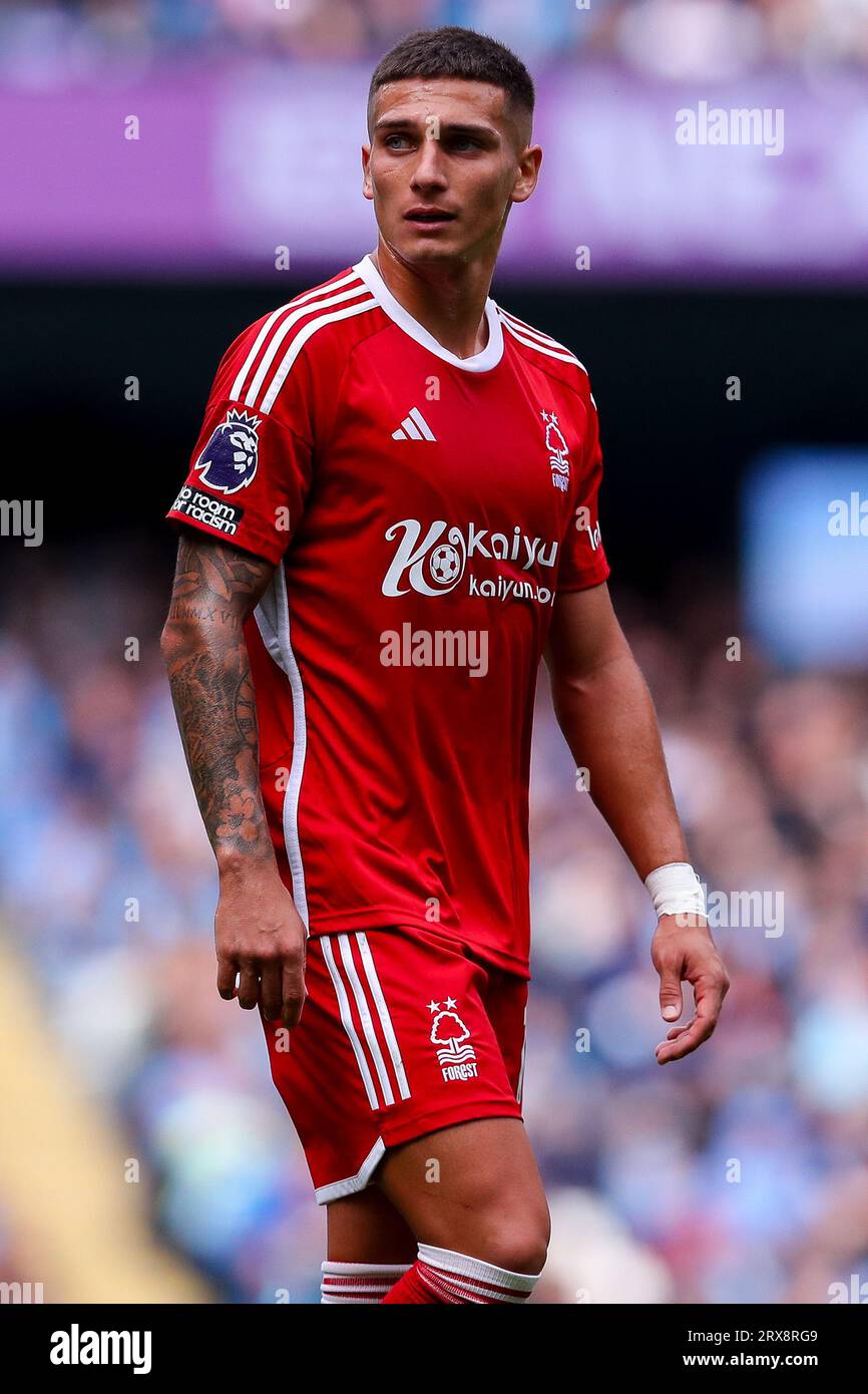 Nicolas Dominguez of Nottingham Forest during the Premier League match ...