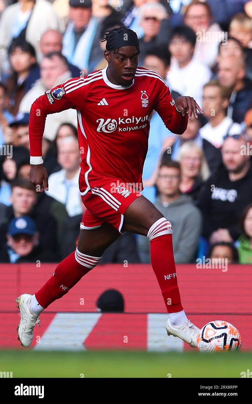 Anthony Elanga of Nottingham Forest during the Premier League match ...