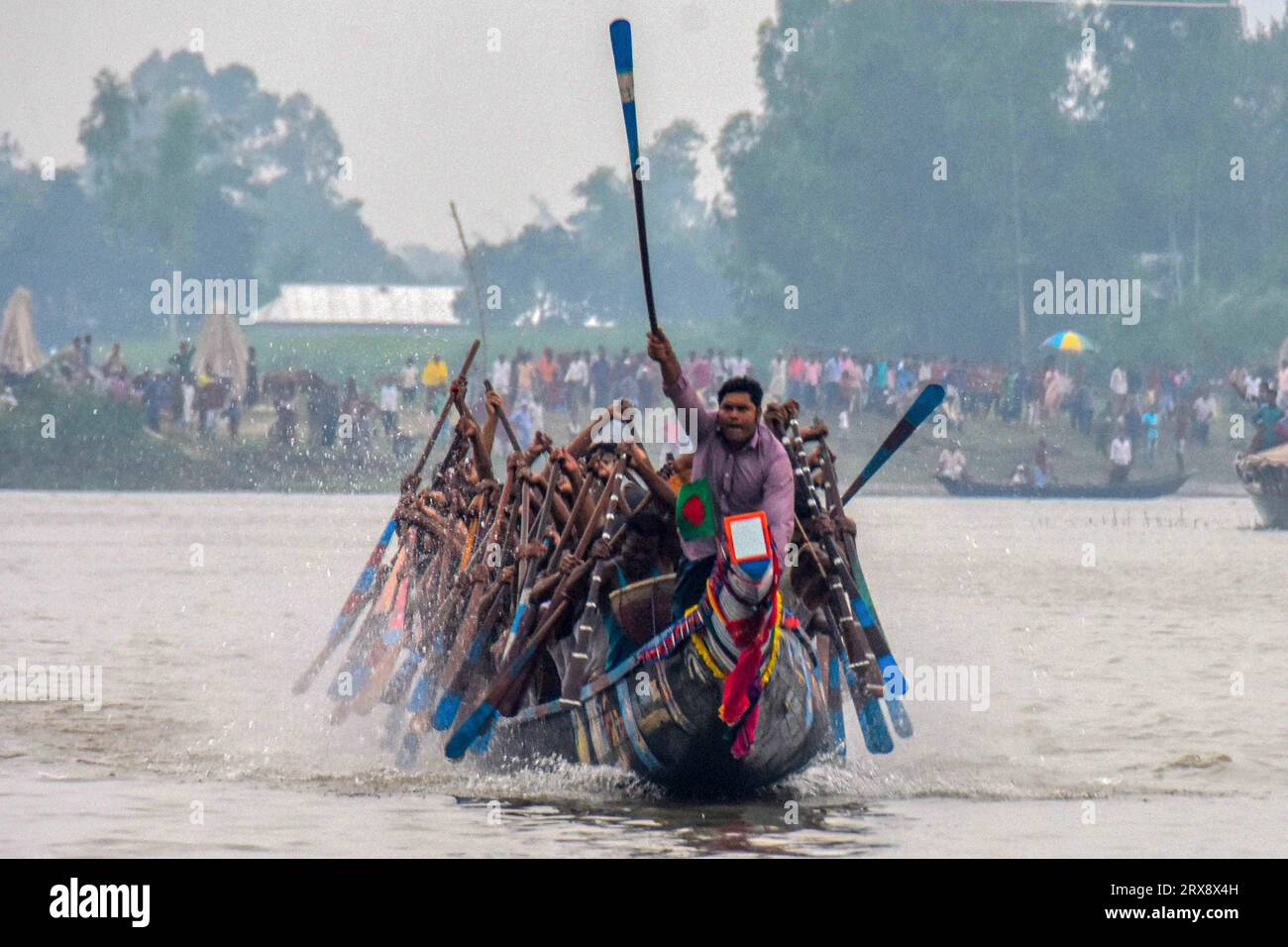 A total of 15 boats took part in the boat race organized by Jamalpur ...
