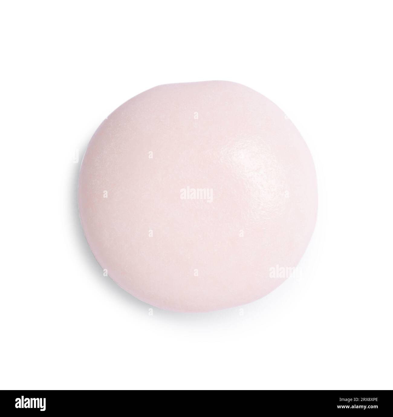 One tasty bubble gum isolated on white, top view Stock Photo - Alamy