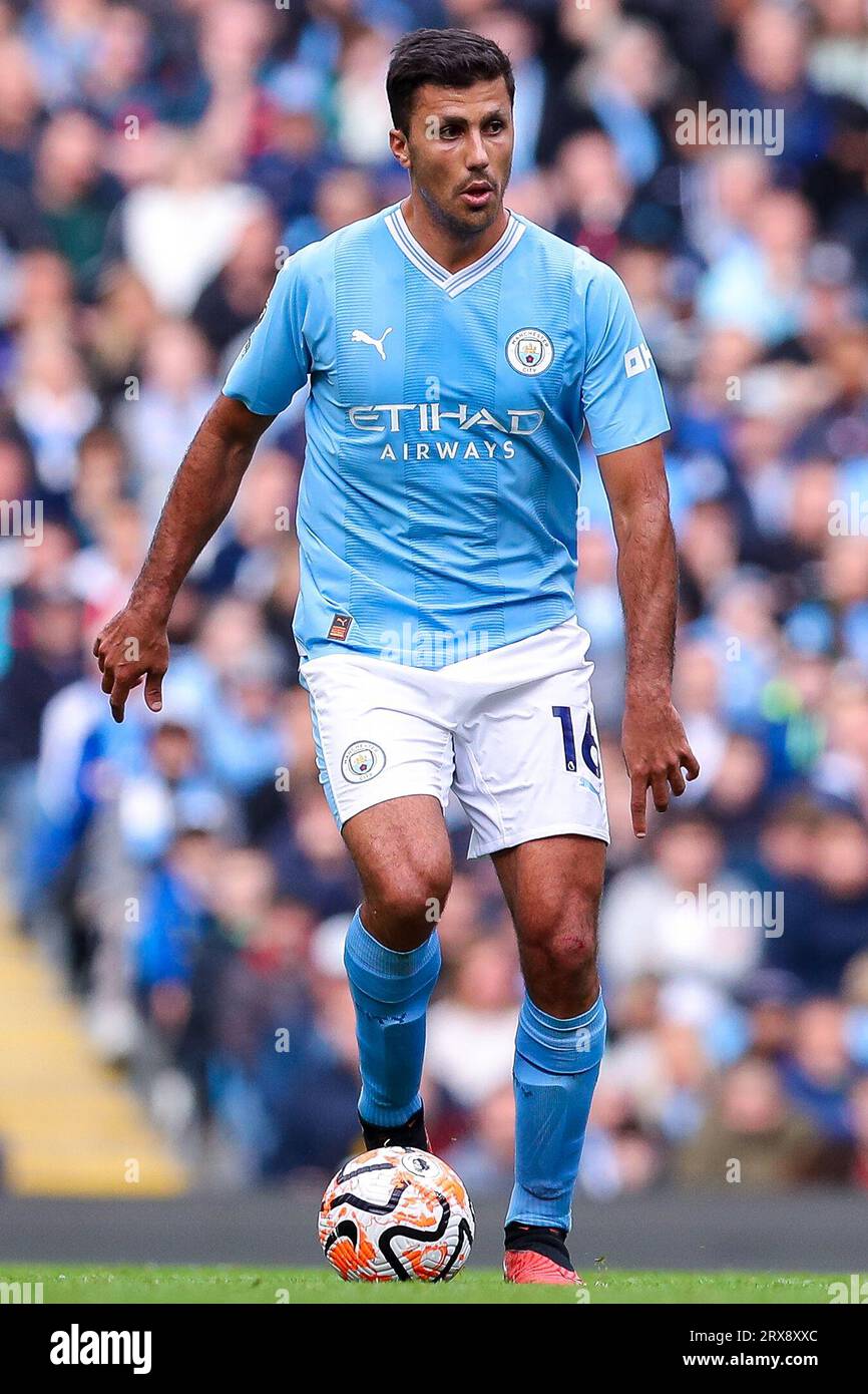 Manchester, UK. 23rd Sep, 2023. Rodri of Manchester City during the ...