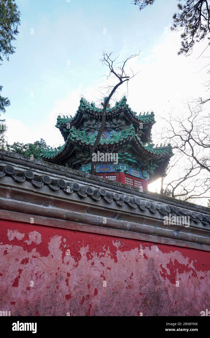 Buildings in Yunhui Temple, Summer Palace, Beijing Stock Photo - Alamy