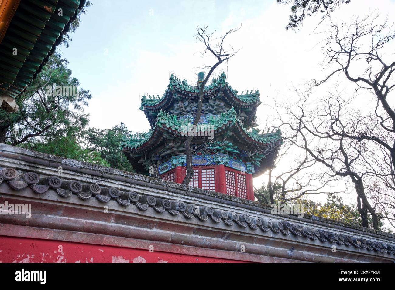 Buildings in Yunhui Temple, Summer Palace, Beijing Stock Photo - Alamy