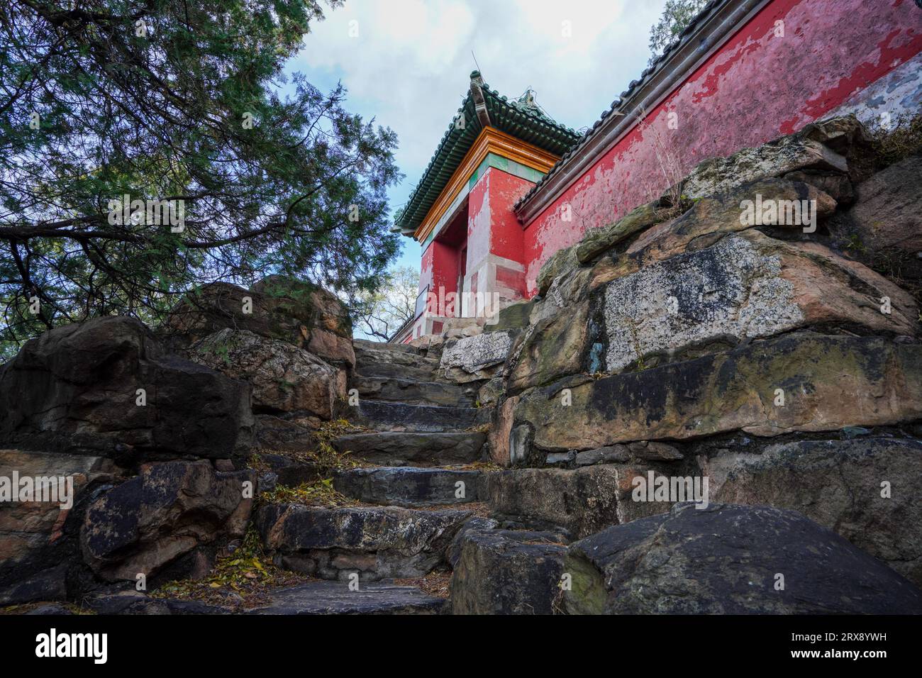 Gate of Yunhui Temple, Summer Palace, Beijing Stock Photo - Alamy