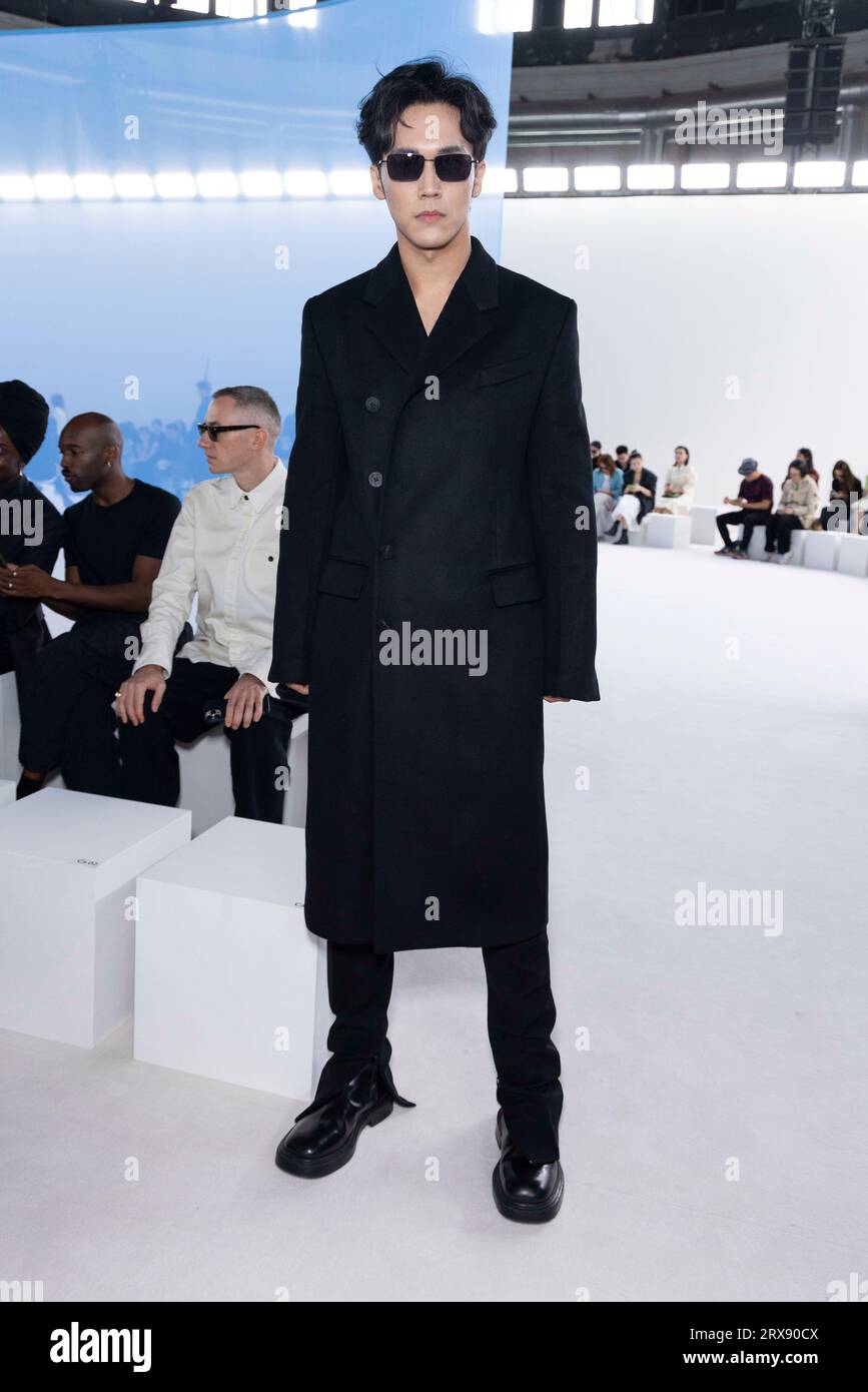 Milan, Italien. 23rd Sep, 2023. Chen Muchi attends FERRAGAMO Spring ...