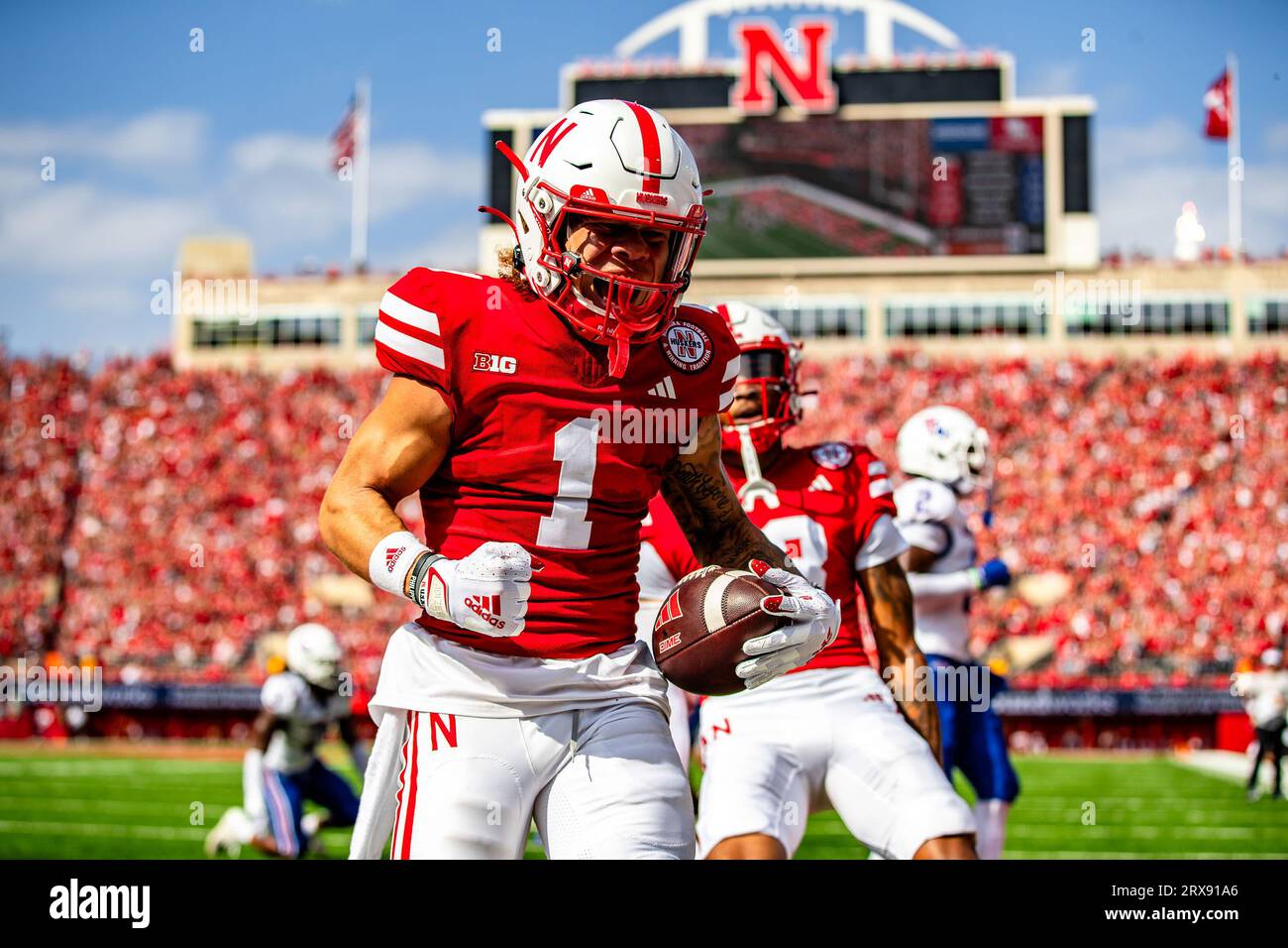 Lincoln, NE. U.S. 23rd Sep, 2023. Nebraska Cornhuskers wide receiver ...