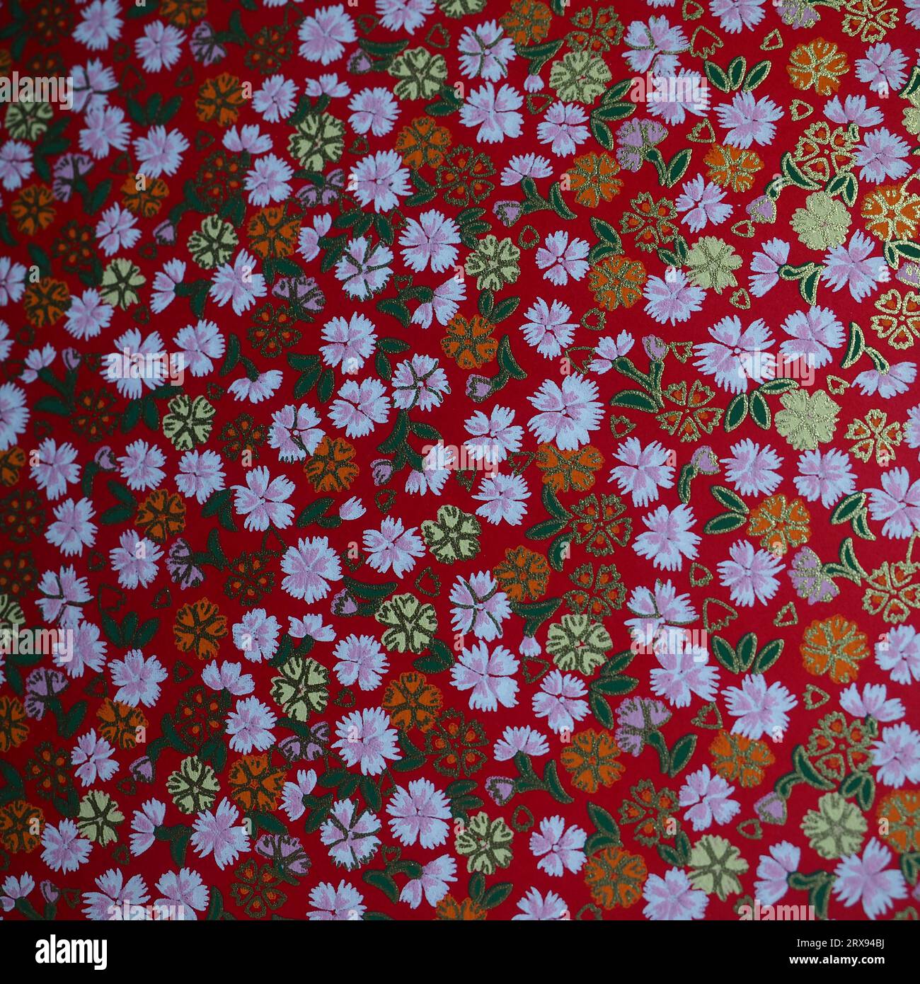 Japanese traditional patterns with festive and floral theme Stock Photo ...