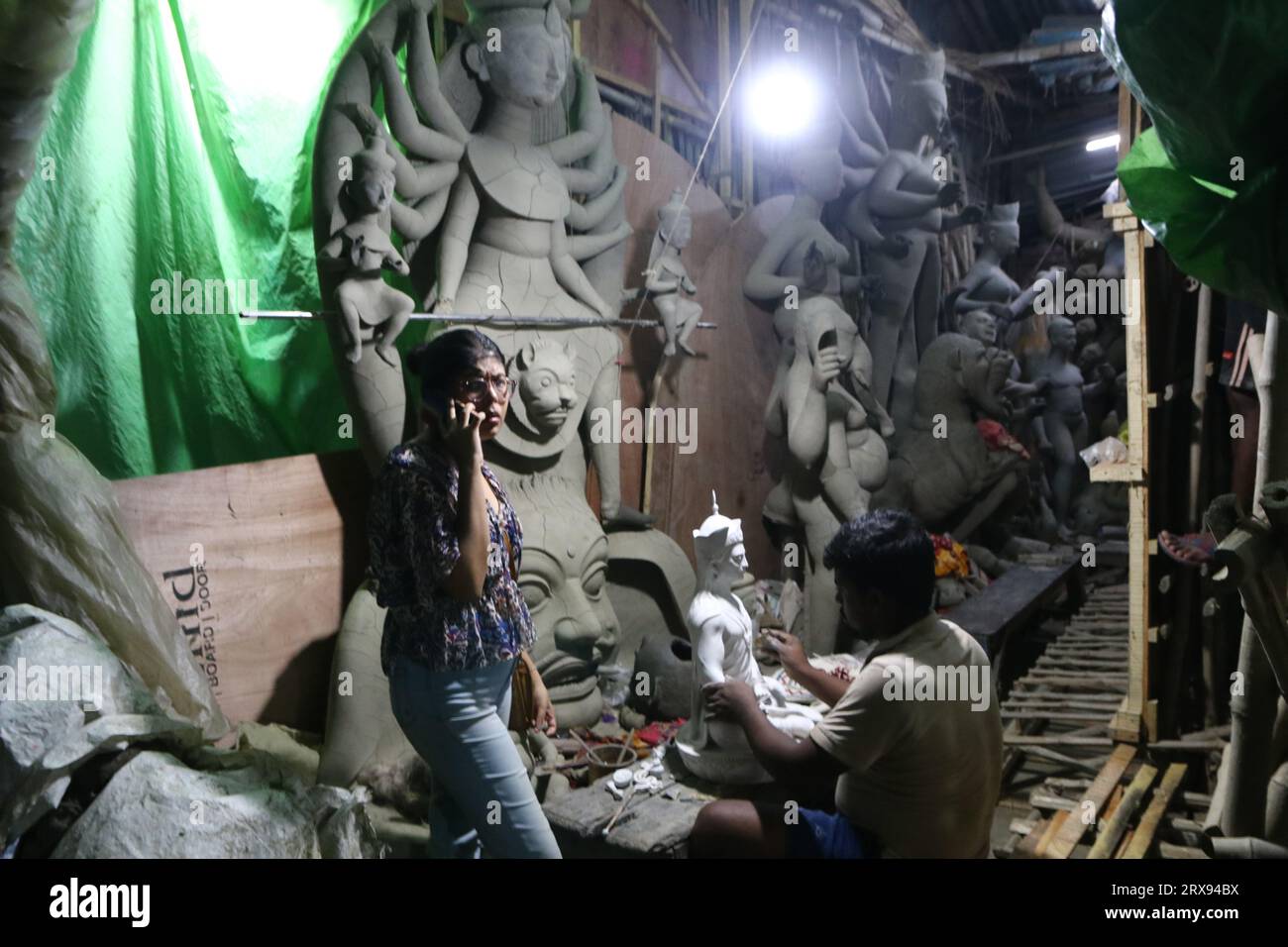 Kolkata, West Bengal, India. 23rd Sep, 2023. In the heart of the older ...