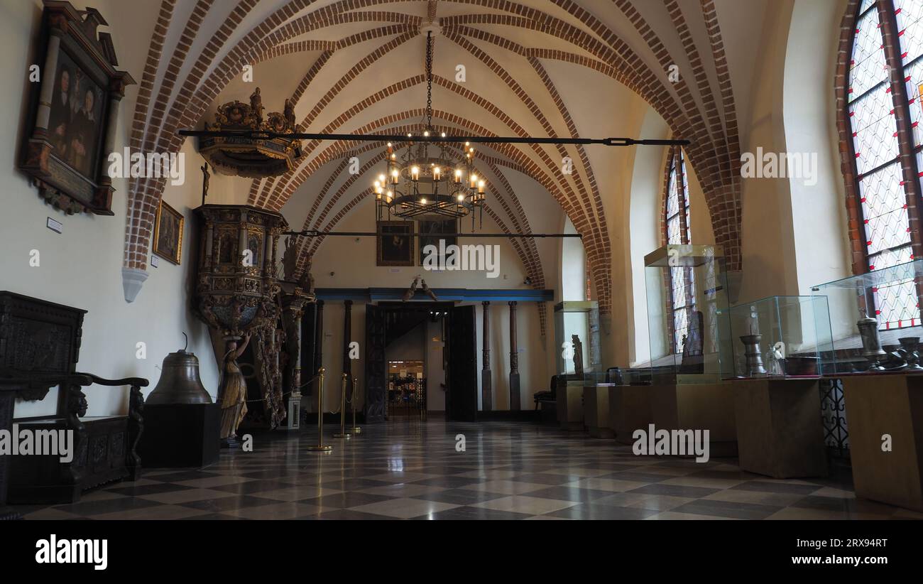 The interiors of Darlowo castle, Poland Stock Photo - Alamy