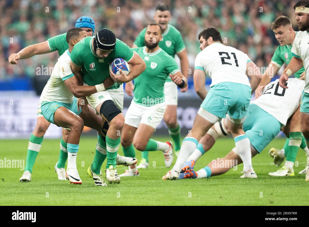 Saint Denis, France. 08th Mar, 2023. Caelan Doris of Ireland in action ...