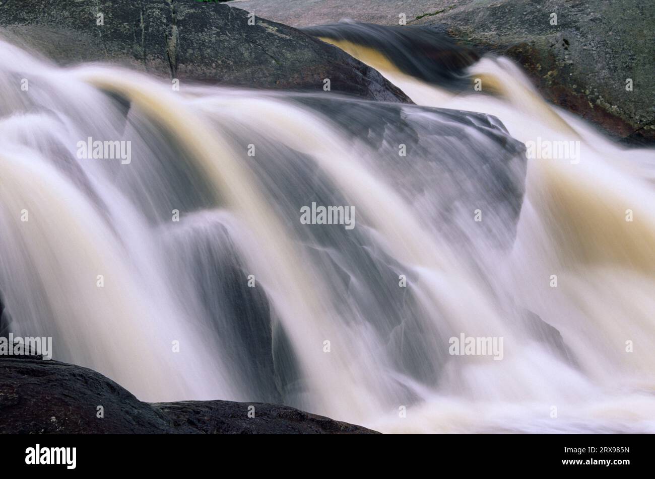 High Falls on Oswegatchie River, Five Ponds Wilderness, Adirondack Park ...
