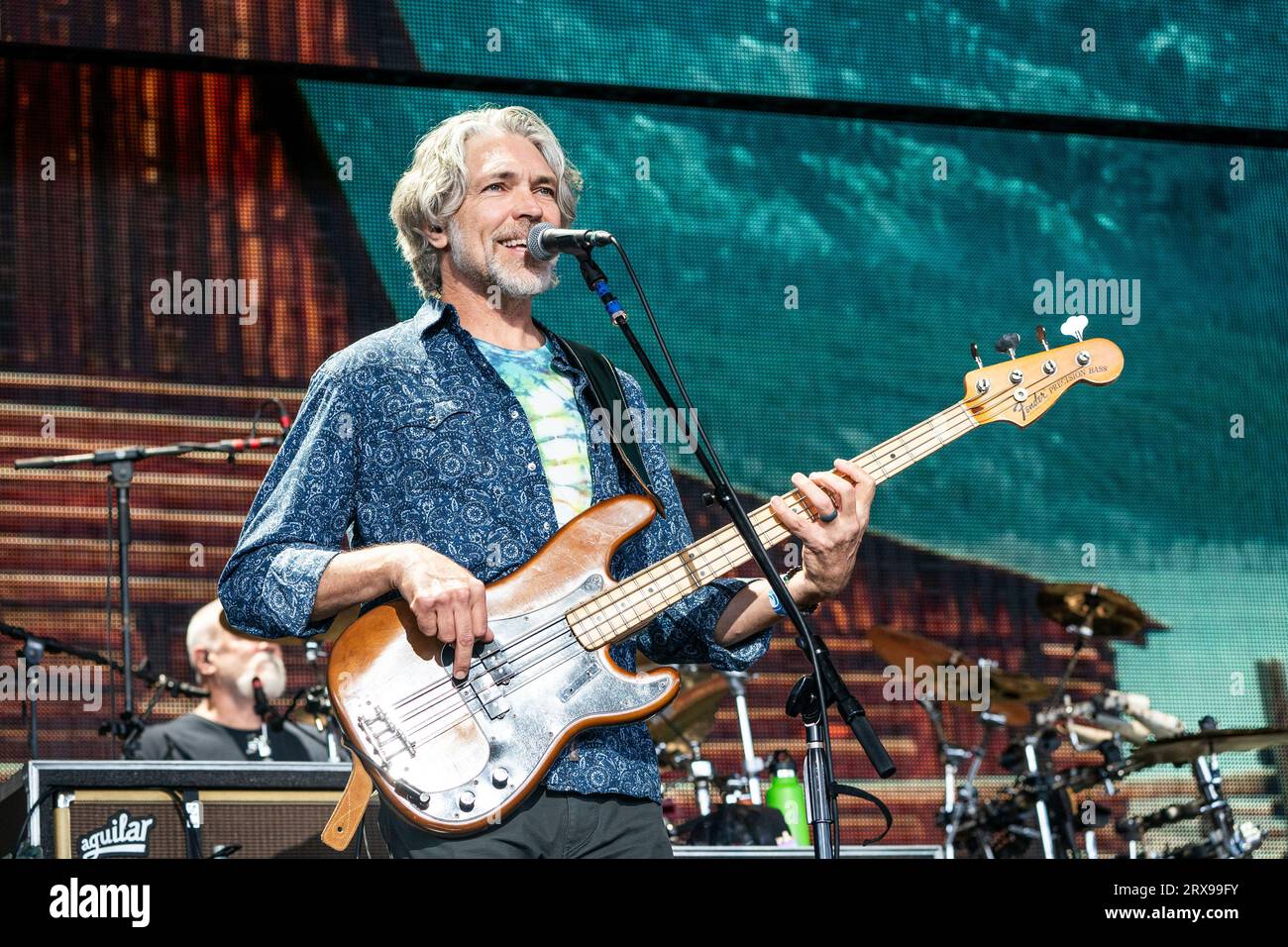Keith Moseley of The String Cheese Incident performs during Farm Aid on ...