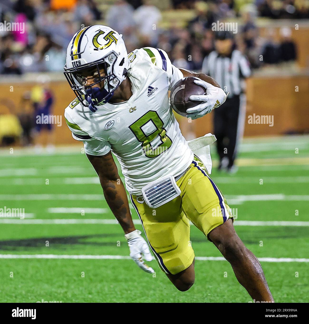 September 23, 2023: Georgia Tech sophomore Malik Rutherford (8) runs ...