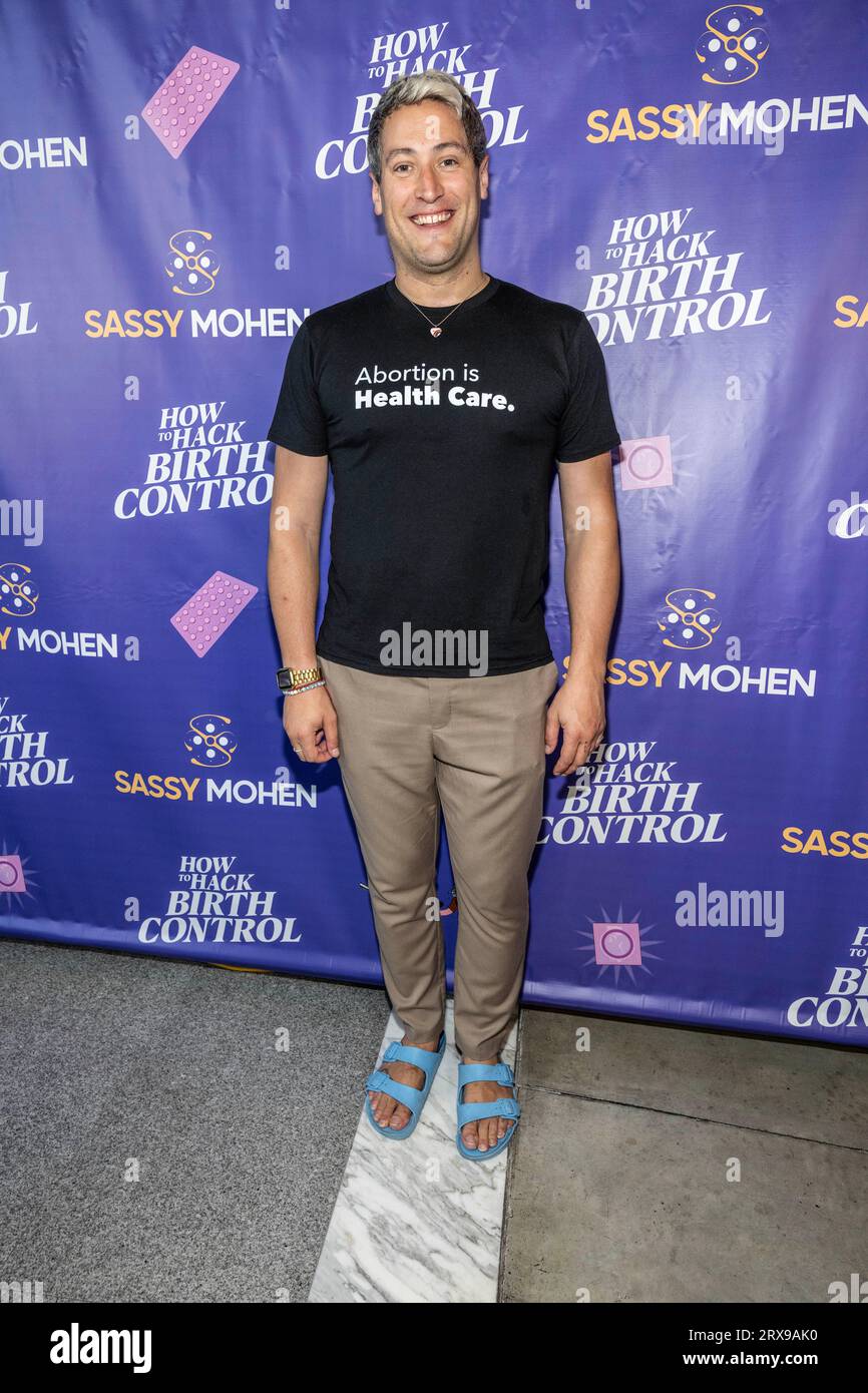 Los Angeles, USA. 23rd Sep, 2023. City of West Hollywood Mayor Pro Tempore John Erickson attends ...