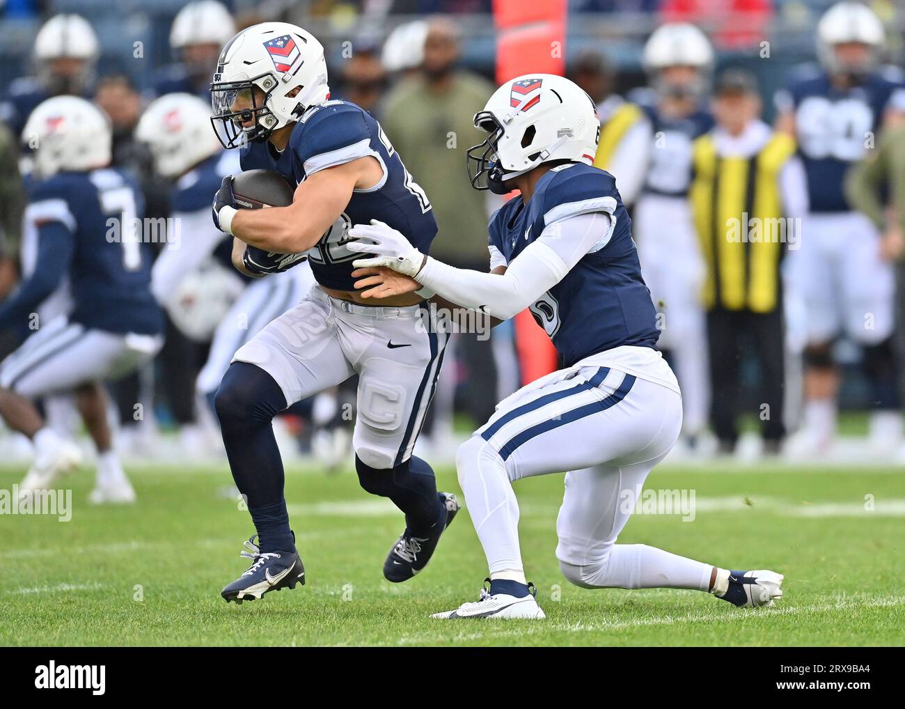 EAST HARTFORD, CT - SEPTEMBER 23: UConn Huskies quarterback Ta'Quan ...