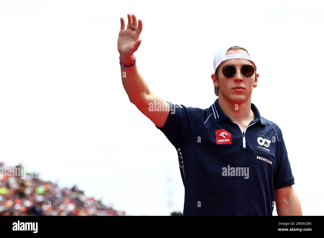 Suzuka, Japan. 24th Sep, 2023. Liam Lawson (NZL) AlphaTauri on the ...