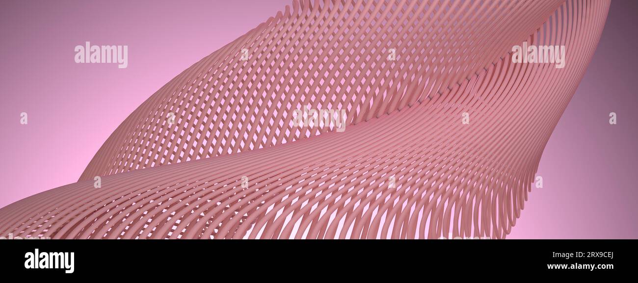 Woven threads of human skin texture Pink Elegant Modern 3D Rendering ...