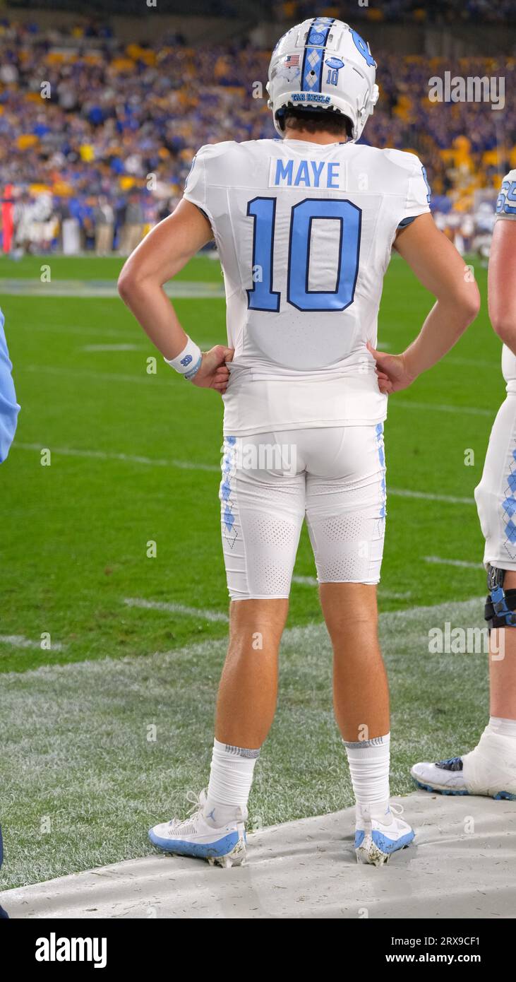 SEPT 23, 2023: Drake Maye #10 during the Pitts Panthers vs N.C. Tar ...