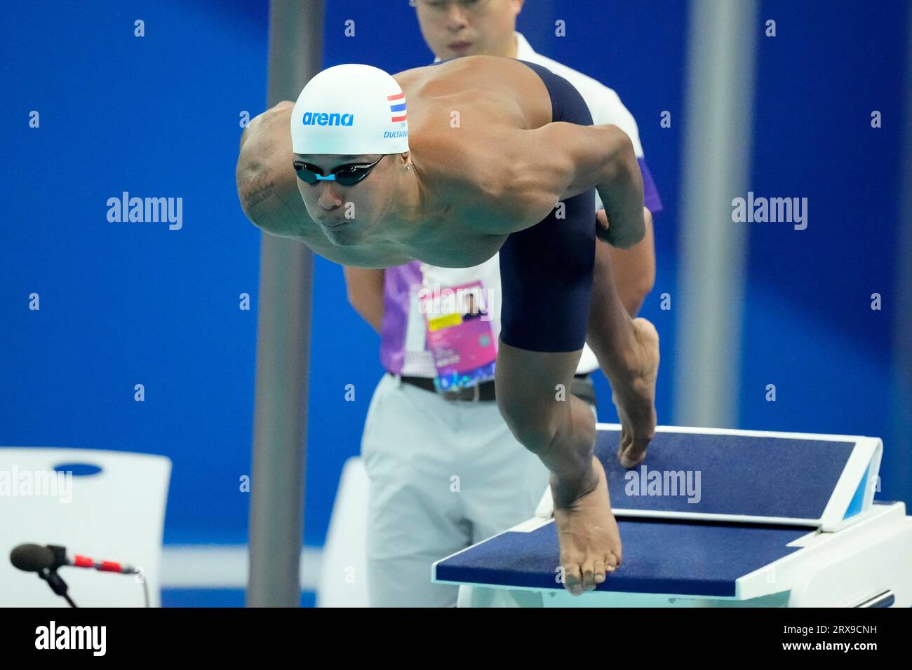 Thailand's Dulyawat Kaewsriyong compete during the men's 100 meter ...