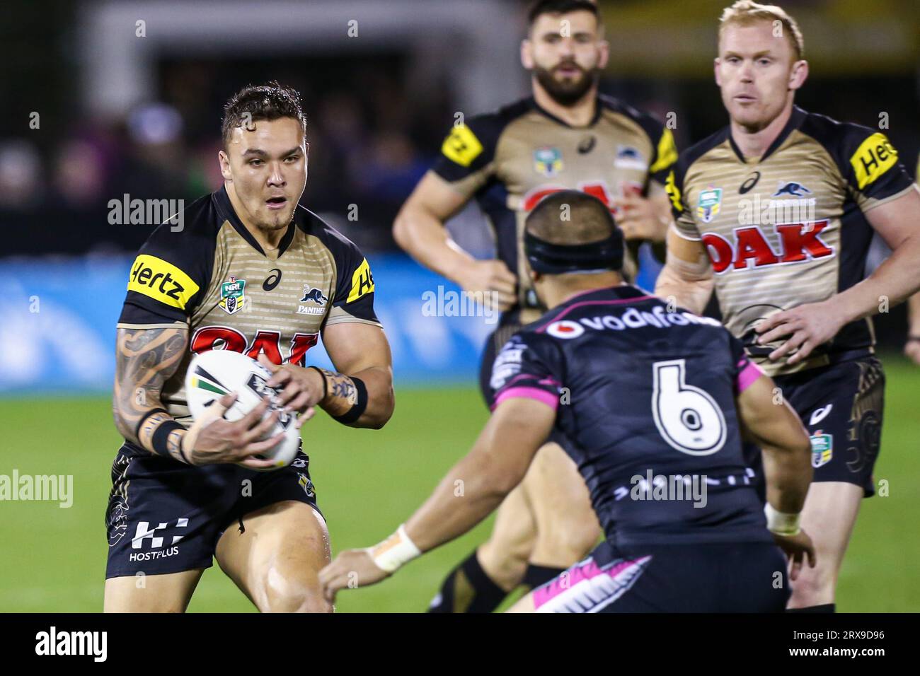 James Fisher-Harris of the Panthers during the NRL match between the ...