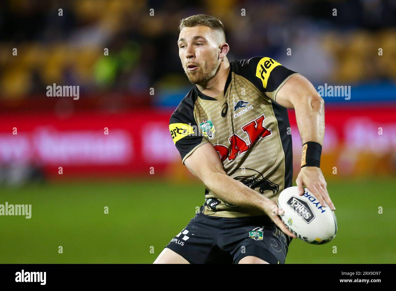 Bryce Cartwright of the Panthers during the NRL match between the New ...