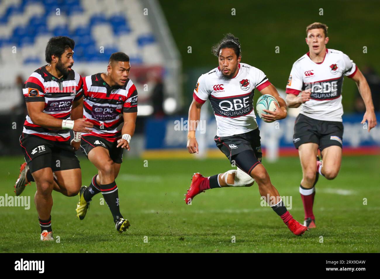 Matt Vaega of North Harbour in the Mitre 10 Cup Rugby Match, North ...