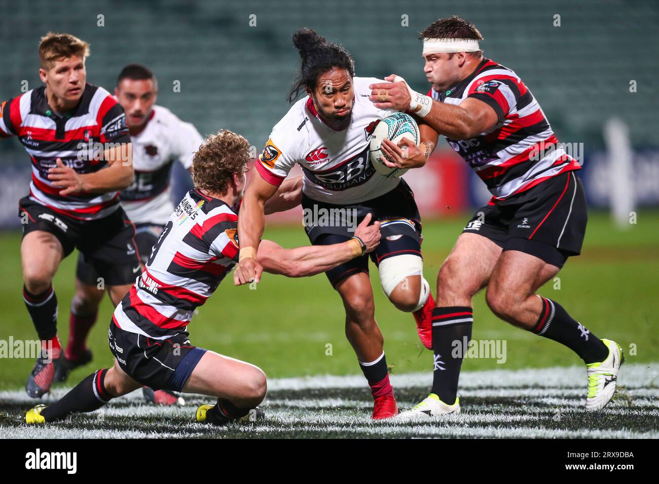 Matt Vaega of North Harbour in the Mitre 10 Cup Rugby Match, North ...
