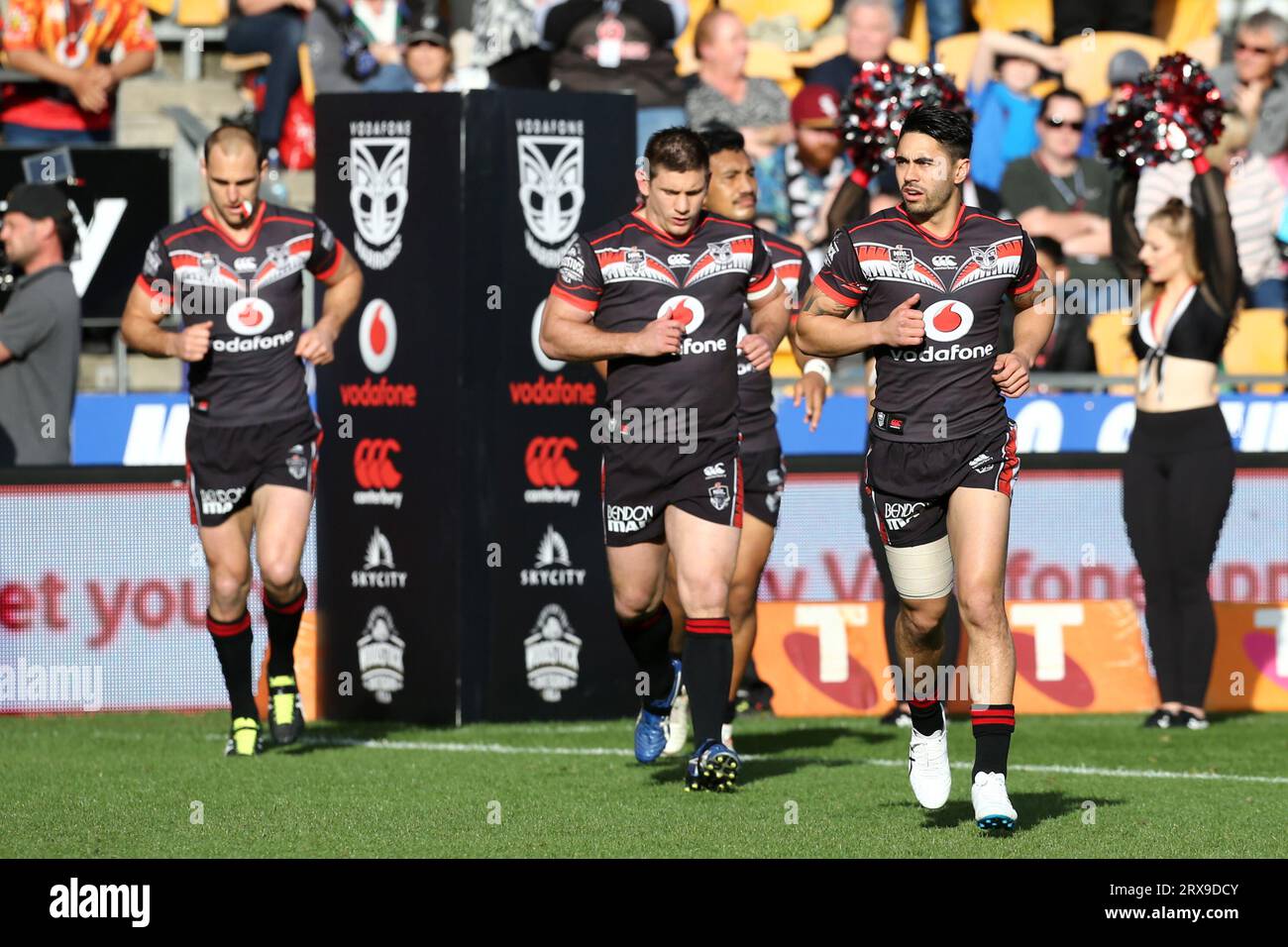 Shaun Johnson of the Warriors during the NRL match between the New ...