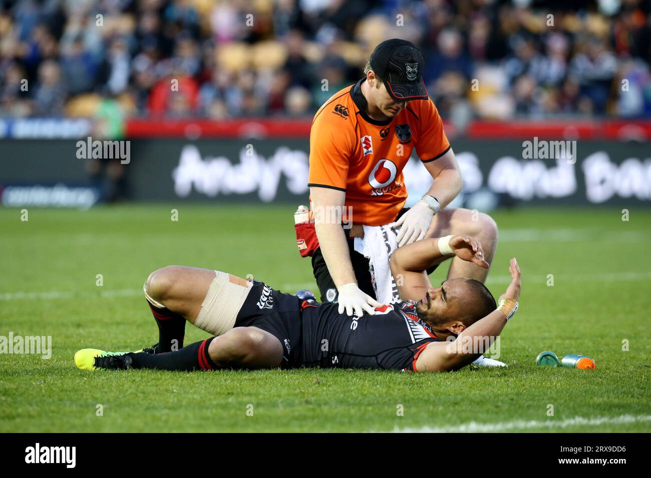 Thomas Leuluai of the Warriors during the NRL match between the New Zealand Warriors and Wests ...