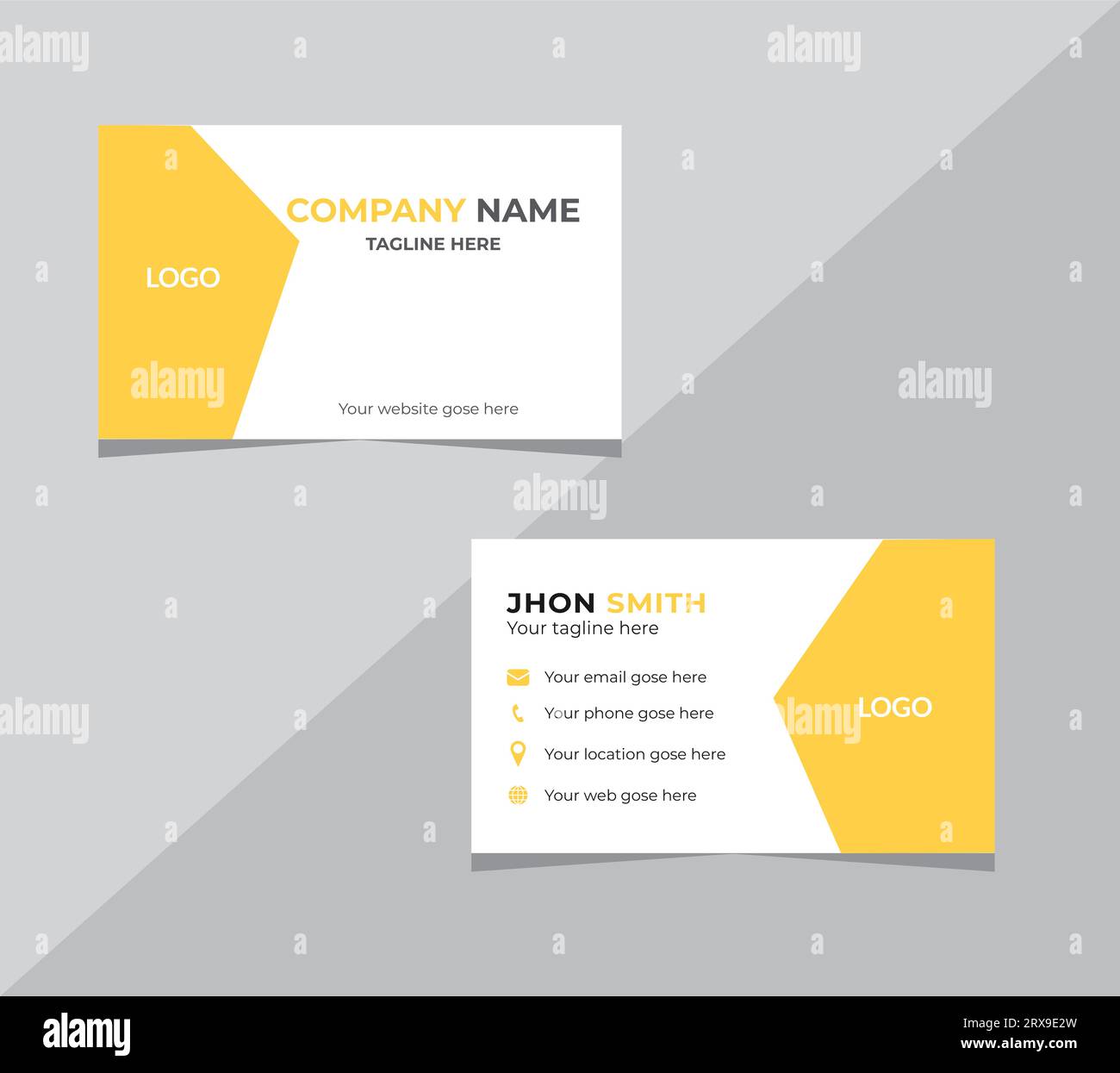 Stylish business stationery Stock Vector Images - Alamy