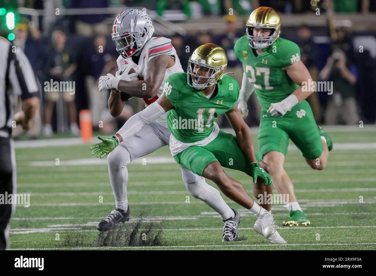 September 23, 2023, South Bend, Indiana, U.S: Ohio State Buckeyes wide ...