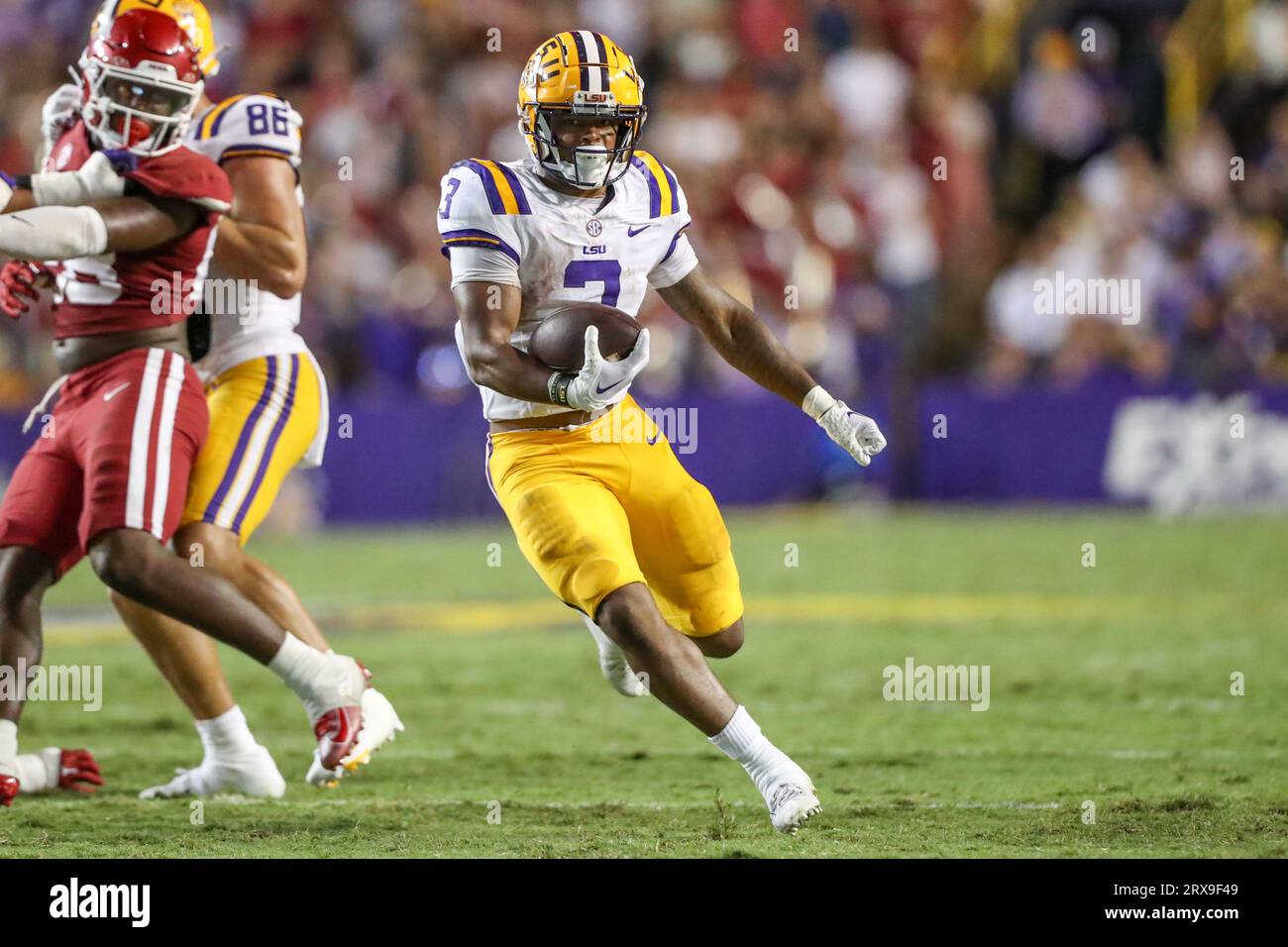 Baton Rouge, USA. 23rd Sep, 2023. September 23, 2023: LSU running back ...