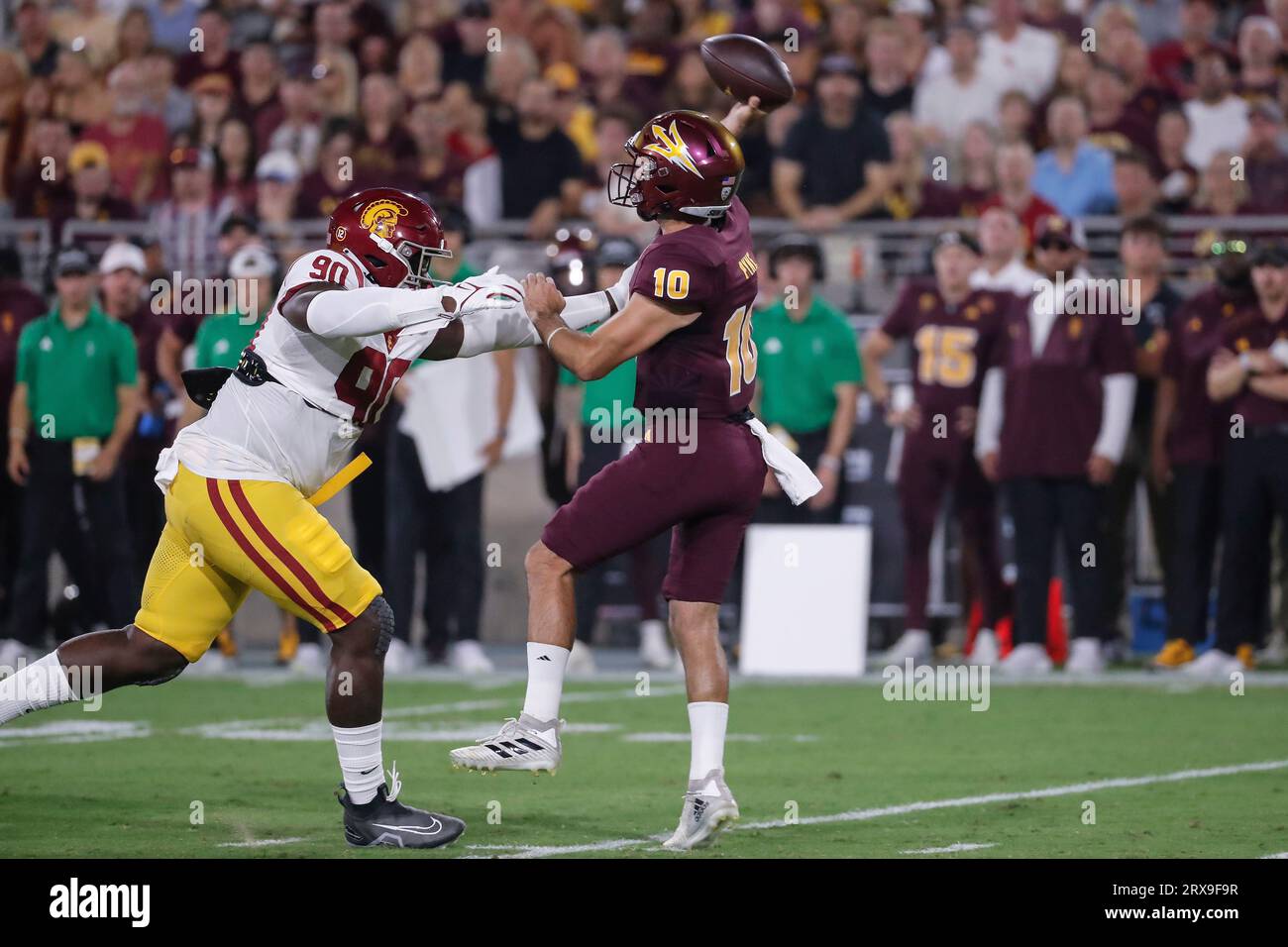 TEMPE, AZ - SEPTEMBER 23: Arizona State Sun Devils quarterback Drew ...