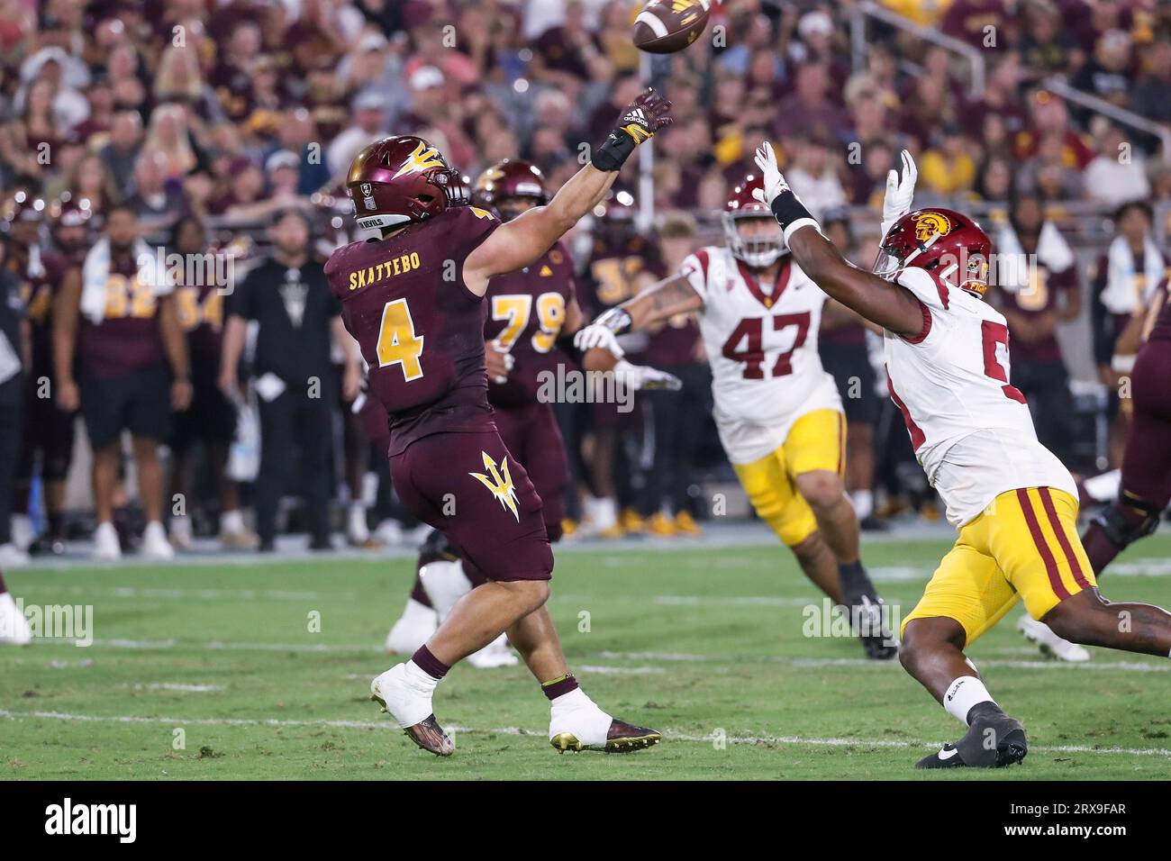 TEMPE, AZ - SEPTEMBER 23: Arizona State Sun Devils running back Cameron ...