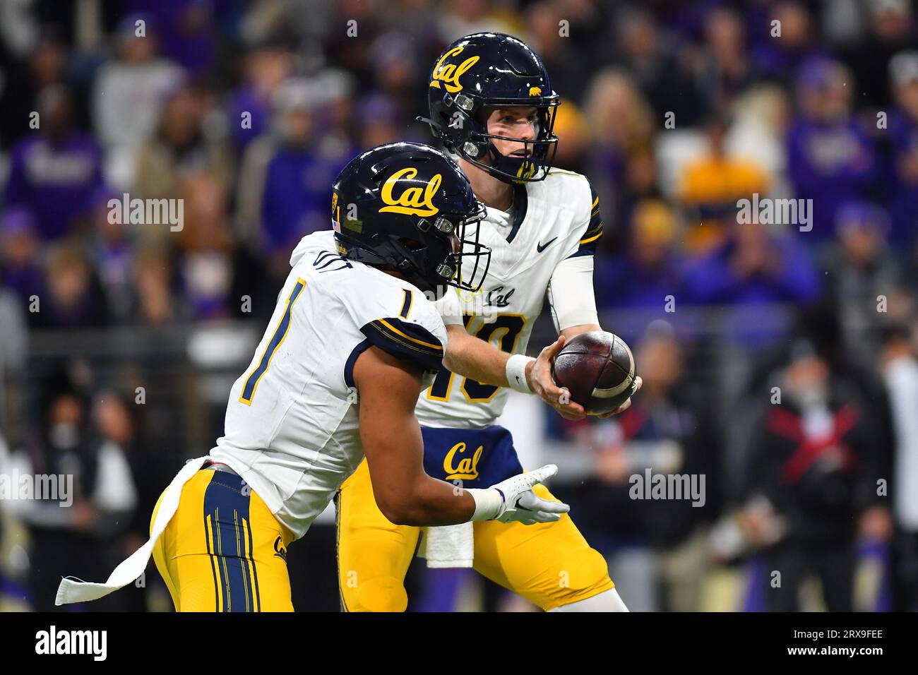 Seattle, WA, USA. 23rd Sep, 2023. California Golden Bears quarterback ...