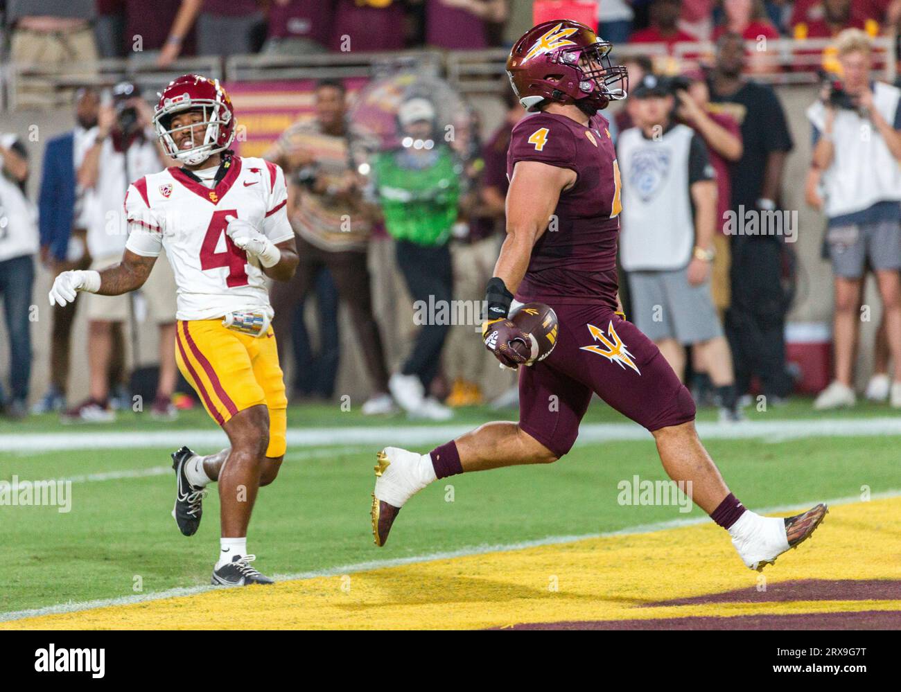 TEMPE, AZ - SEPTEMBER 23: Arizona State Sun Devils running back Cameron ...