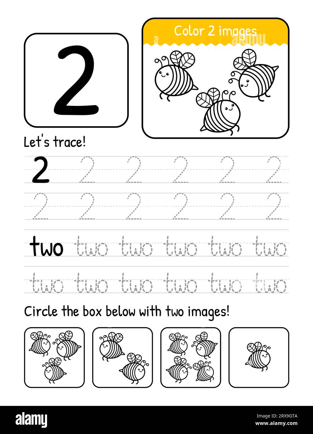 Activity task coloring page hi-res stock photography and images - Alamy