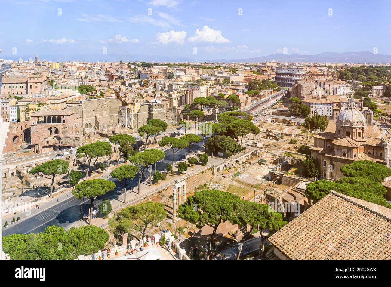 Roman forum panorama hi-res stock photography and images - Alamy
