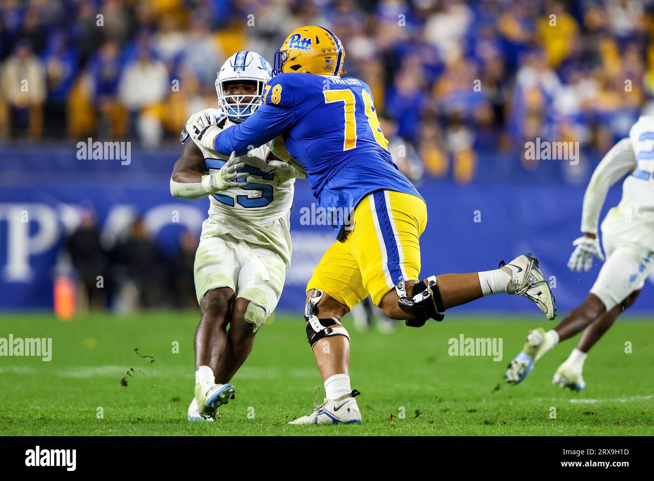 September 23, 2023: Pitt Panthers offensive lineman Branson Taylor (78 ...
