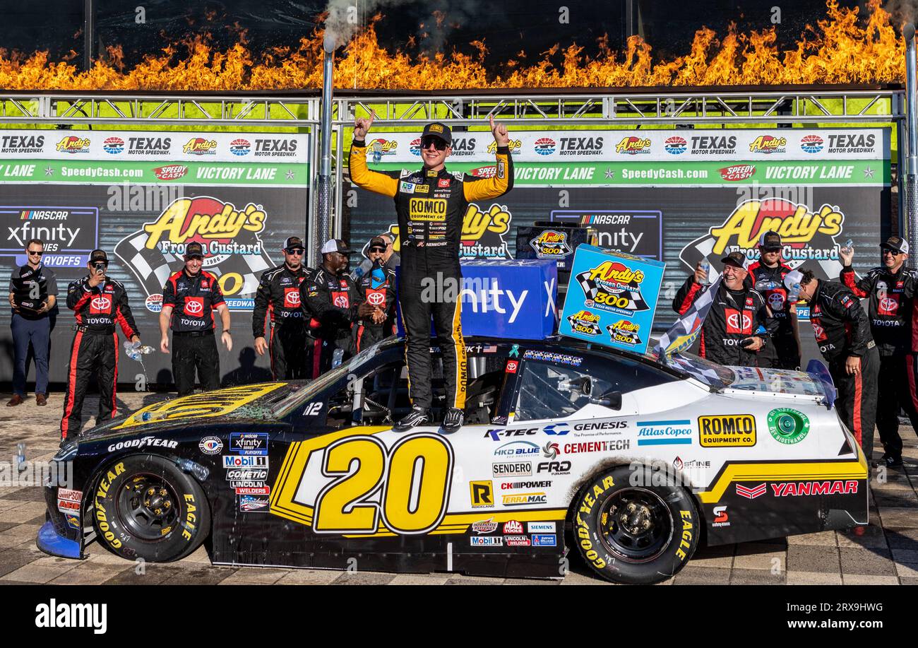 Fort Worth, Texas - September 23rd, 2023: John Hunter Nemechek, driver ...