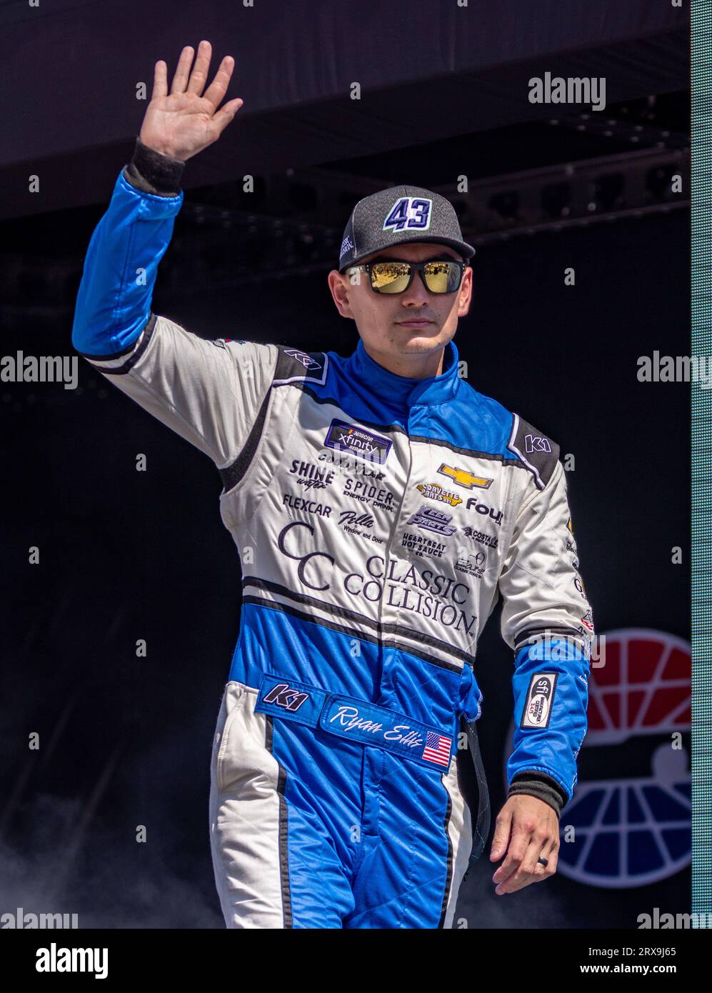 Fort Worth, Texas - September 23rd, 2023: Ryan Ellis, driver of the #43 ...