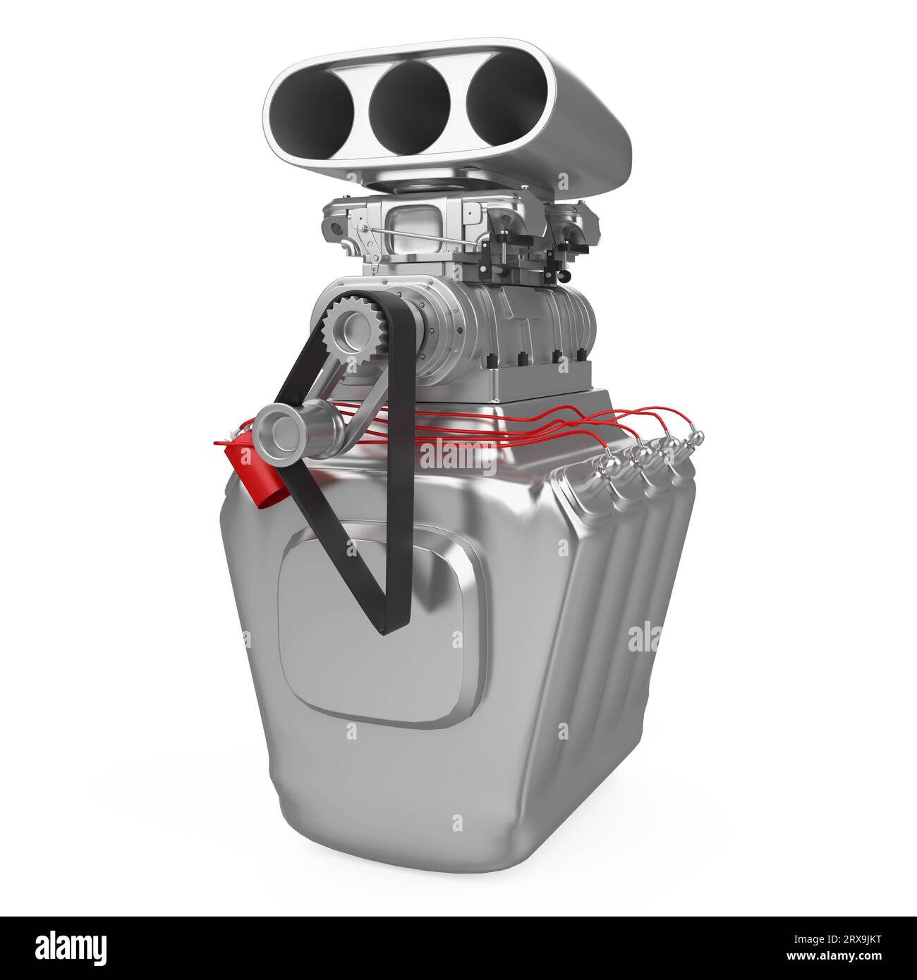 Automotive Car Engine Isolated Stock Photo - Alamy