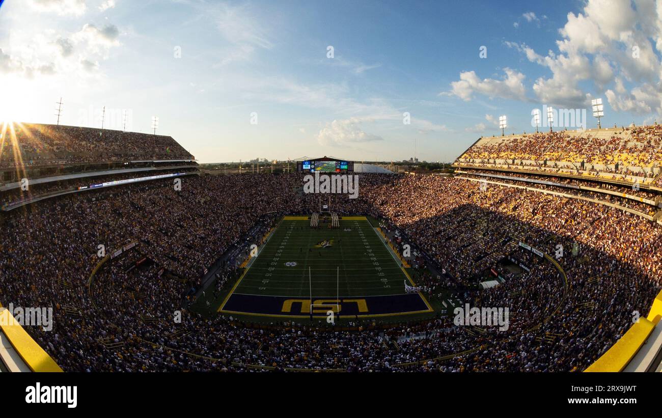 BATON ROUGE, LA - SEPTEMBER 23: Tiger Stadium before a game between the ...