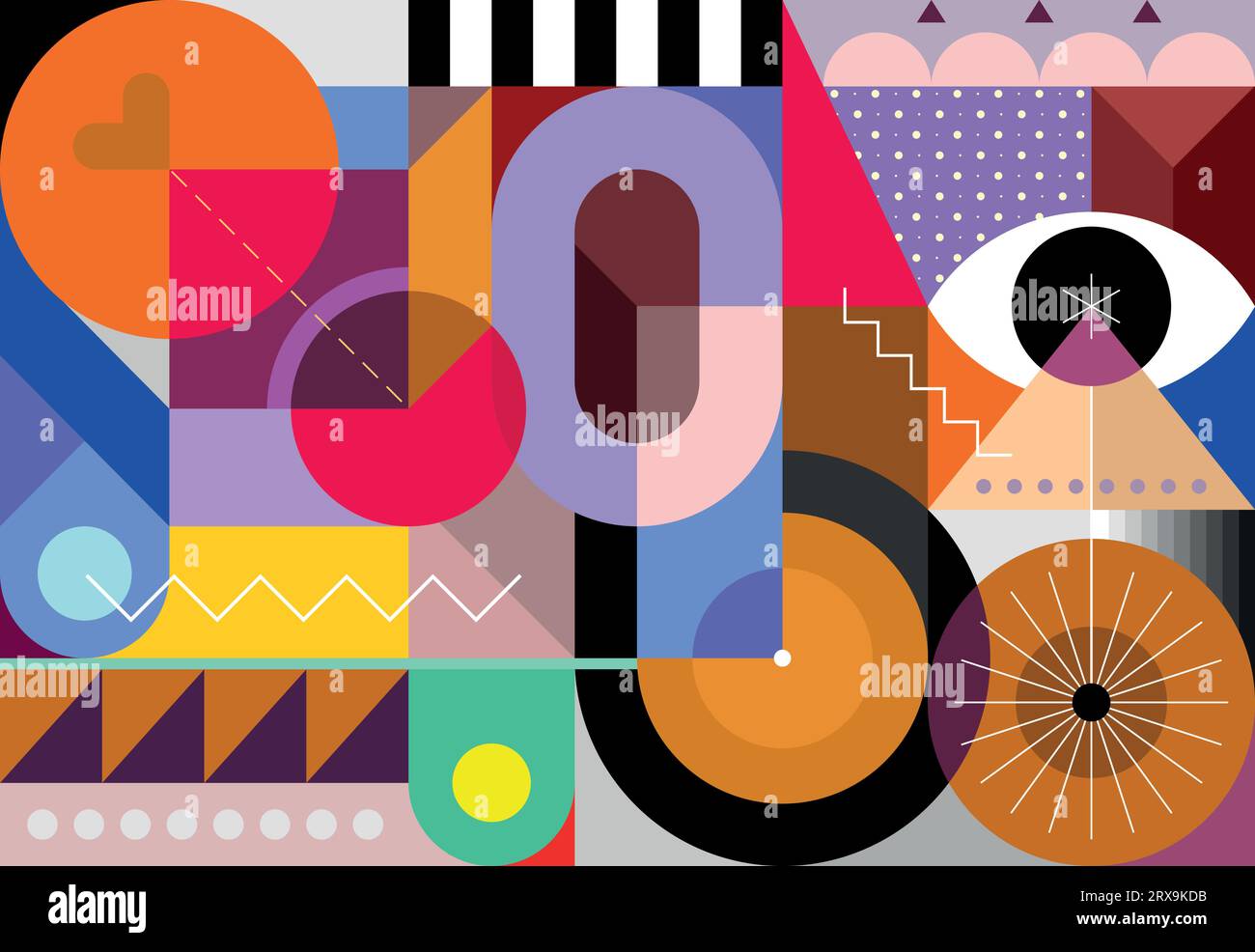 Abstract geometric background, vector graphic design Stock Vector Image ...