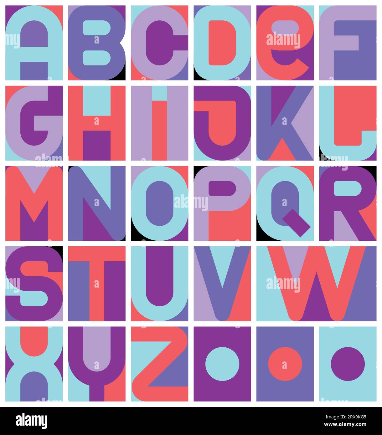 Decorative Font Design Stock Vector Image & Art - Alamy