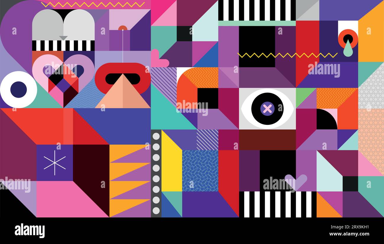 Geometria background Stock Vector Images - Alamy