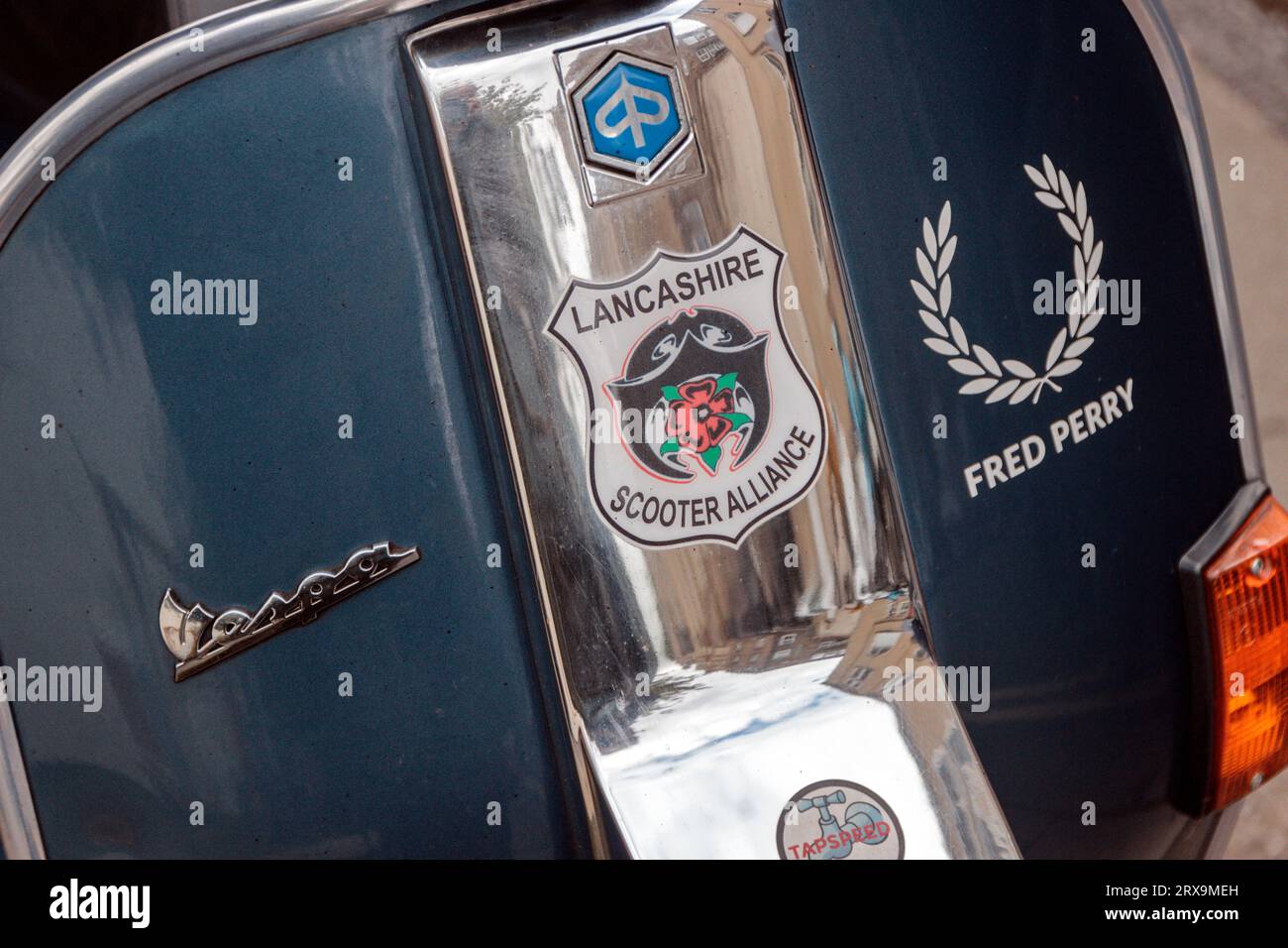 Vespa. Ribble Valley Scooter Rally 2023 Stock Photo - Alamy