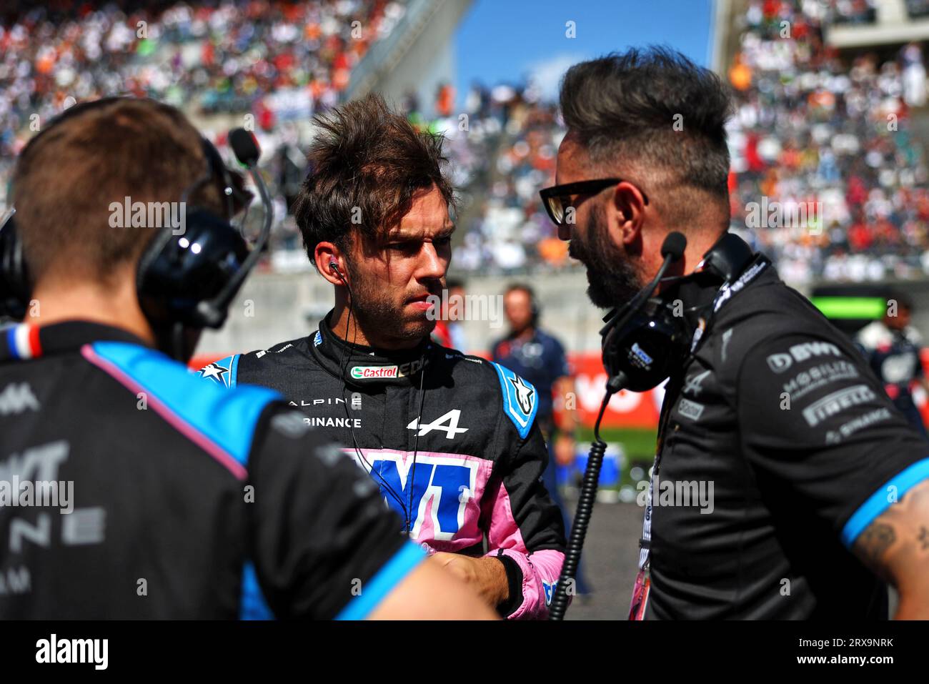 Suzuka, Japan. 24th Sep, 2023. (L to R): Pierre Gasly (FRA) Alpine F1 ...